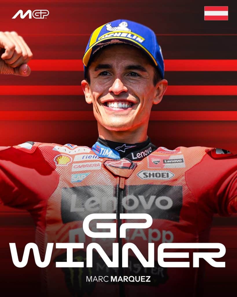 Marc Marquez Wins Austrian GP, Extends Sprint Record & 142-Point Title Lead